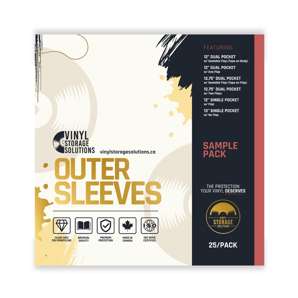 LP Outer Sleeve Sample Pack – Vinyl Storage Solutions